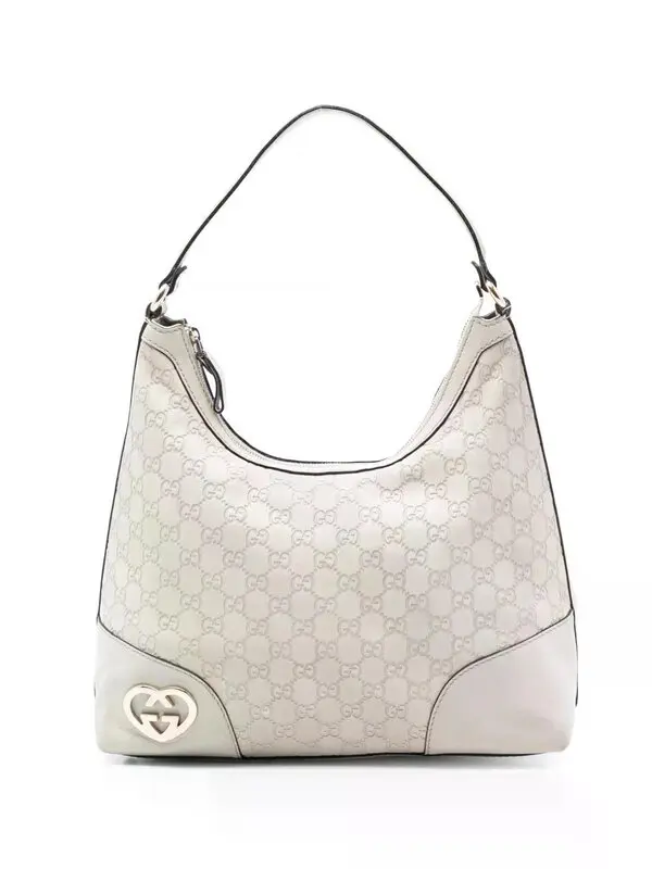 Gucci 2016-2026 Guccissima Lovely Shoulder Bag - White