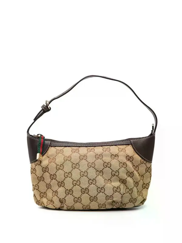 Gucci Gg Canvas Web Handbag