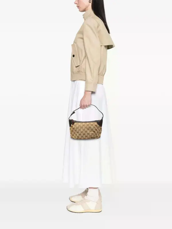 Gucci Gg Canvas Web Handbag