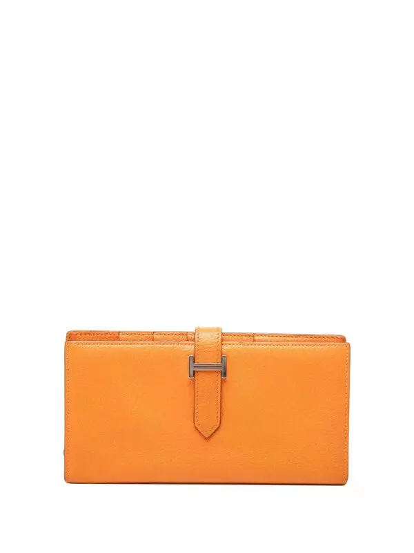 Hermès 2011 Chevre Mysore Bearn Soufflet Wallet