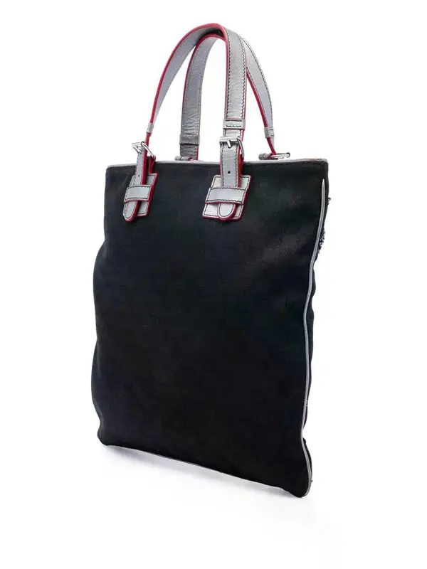 Loewe 2005 Anagram Beaded Jacquard Tote Bag
