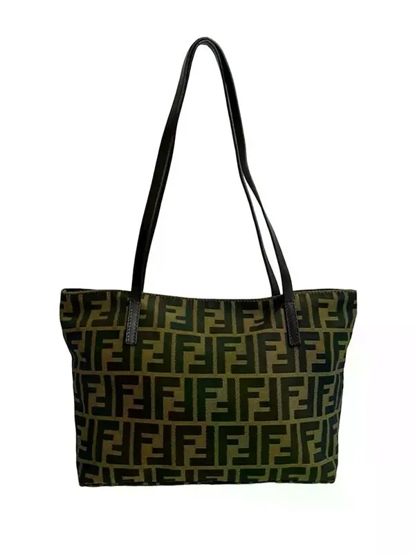 Fendi 2000-2010 Zucca Canvas Tote Bag