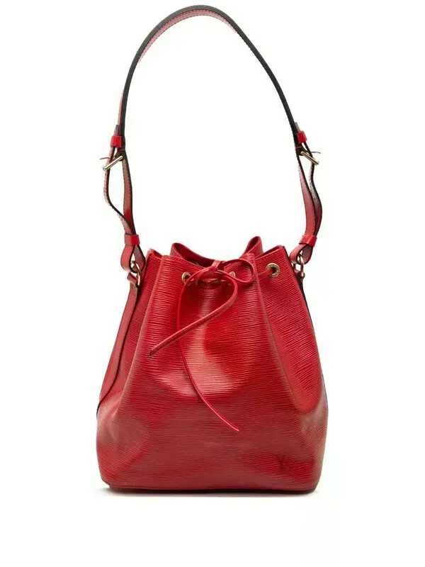 LOUIS VUITTON 1996 Epi Petit Noe Bucket Bag - Red