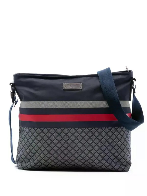 Gucci Diamante Nylon Web Crossbody Bag 2016-2026