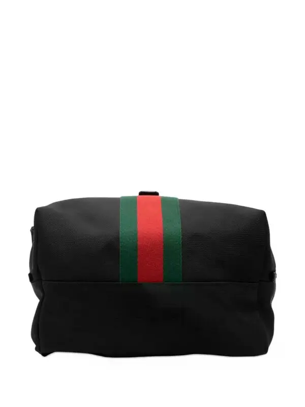 Gucci 2000-2015 Canvas Techno Web Fold Over Backpack