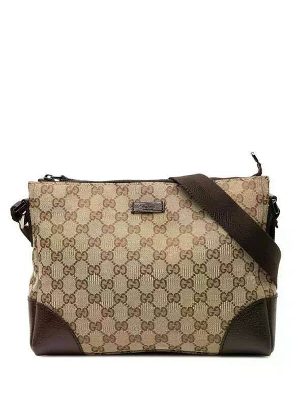 Gucci 2000-2015 Gg Canvas Crossbody Bag - Brown