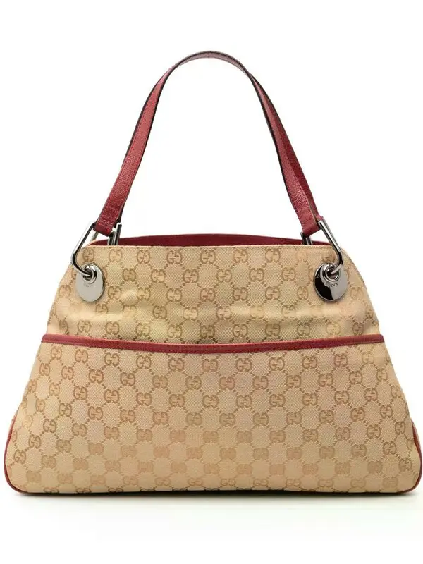 Gucci 2000-2015 Gg Canvas Eclipse Shoulder Bag - Brown
