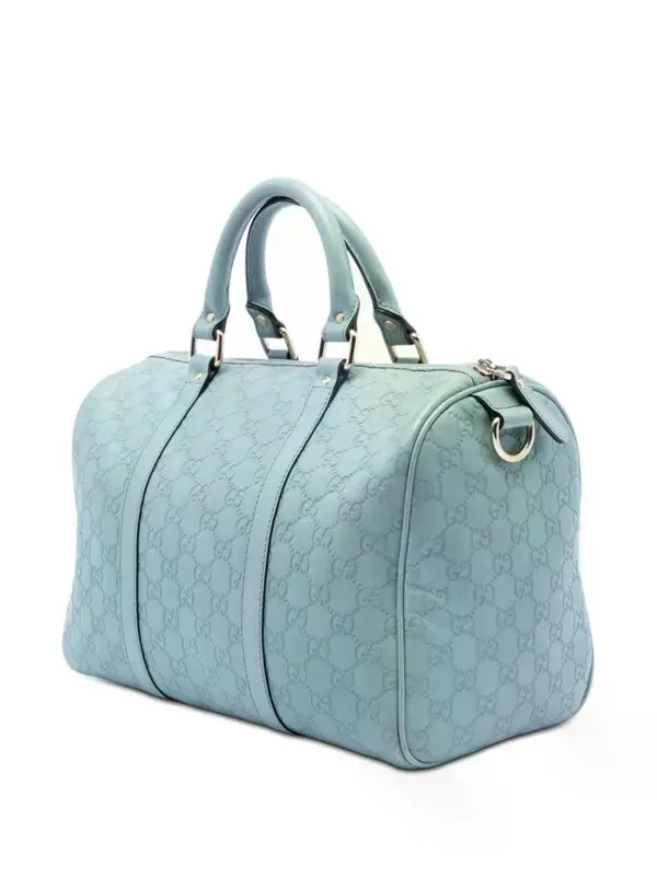 Gucci Medium Sima Joy Boston Bag - Blue