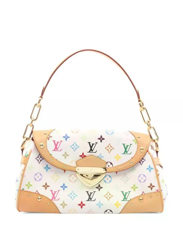 LOUIS VUITTON 2008 Monogram Multicolore Beverly Mm Shoulder Bag - White