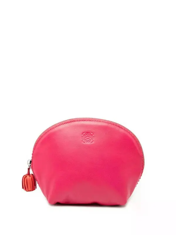 Loewe 2012 Nappa Anagram Cosmetic Pouch - Pink