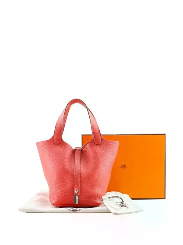 Hermès 2012 Picotin Lock 18 Handbag - Red
