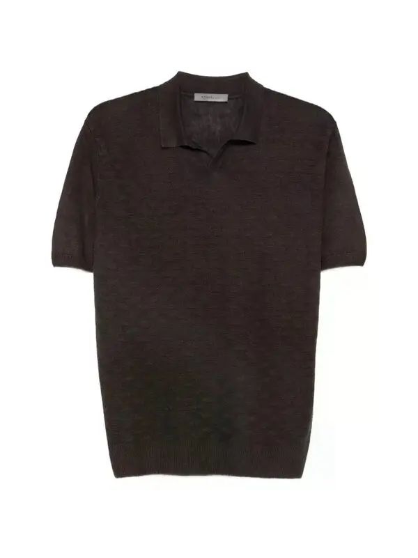 Corneliani Textured T-shirt - Brown
