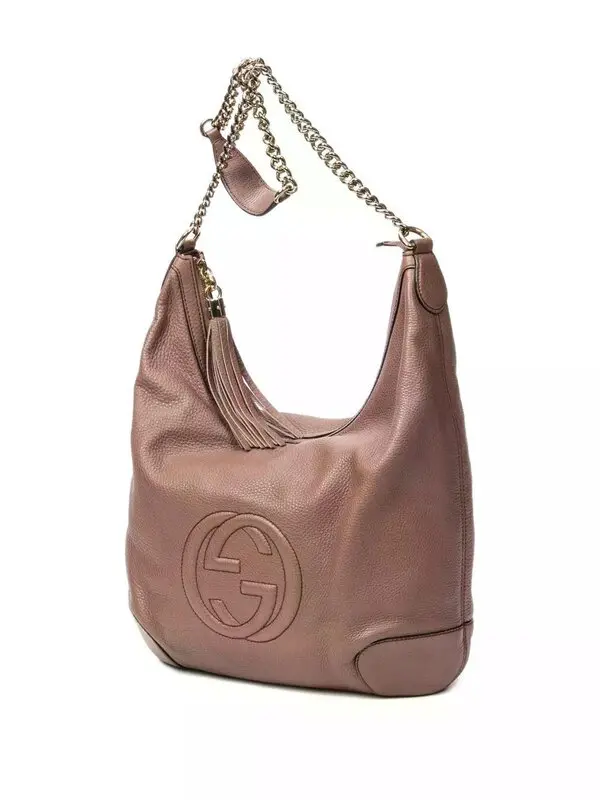 Gucci Soho Tassel Chain Shoulder Bag - Brown