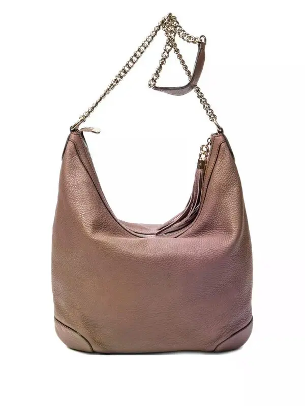 Gucci Soho Tassel Chain Shoulder Bag - Brown