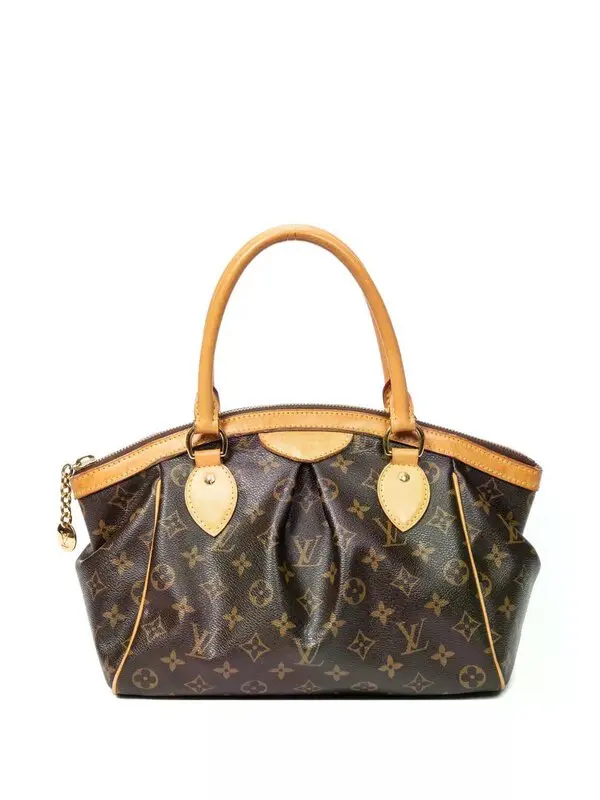 LOUIS VUITTON 2012 Tivoli Pm Monogram-canvas Charm-detail Tote Bag - Brown