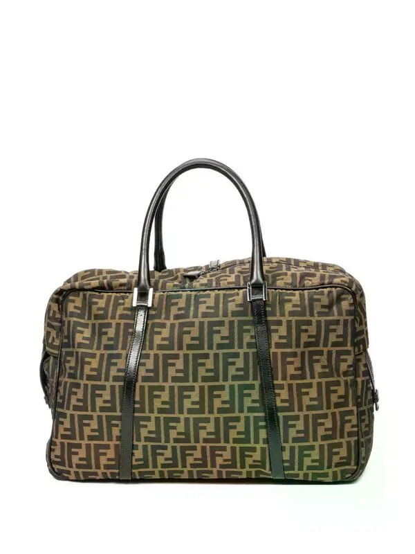 Fendi 1960 Zucca-monogram Top-handle Luggage - Brown