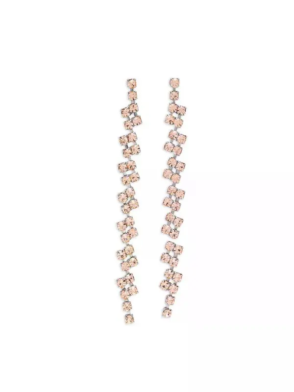 FORTE_FORTE Crystal-embellished Drop Earrings - Orange