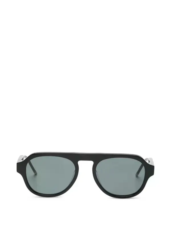 Thom Browne Round Frame Sunglasses - Black