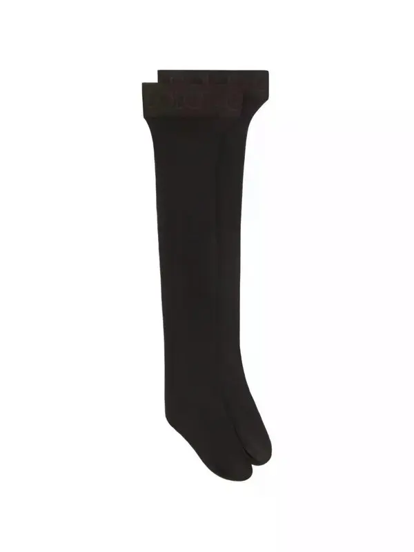 Dolce & Gabbana Hold-up Stockings - Black