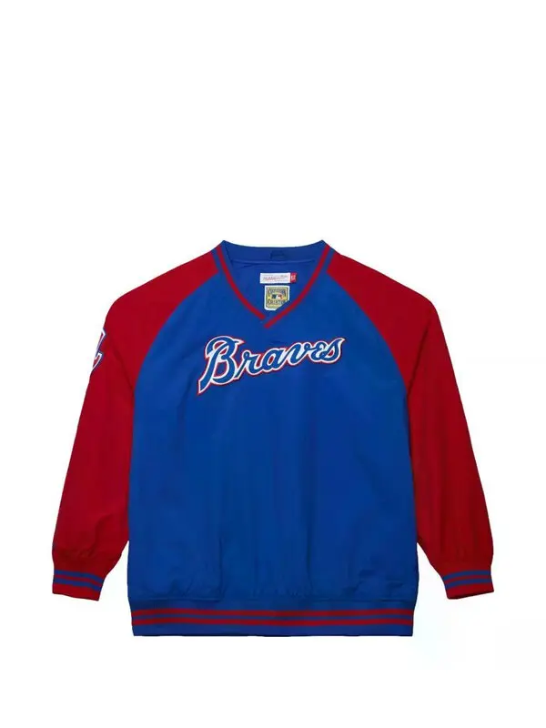 Mitchell & Ness Logo Pullover Top - Blue