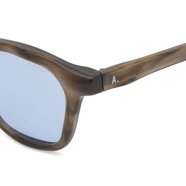 A. SOCIETY X Universal Works Stanley Sunglasses - Brown Havana/dark Grey