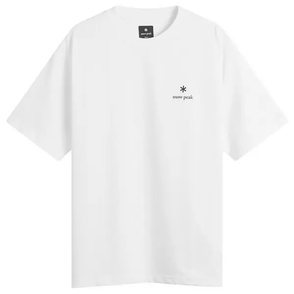 SNOW PEAK Nsd Logo T-shirt - Off White