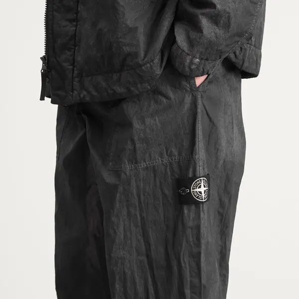 Stone Island Dense Nylon-tc Hand Sprayed Reflective Trousers