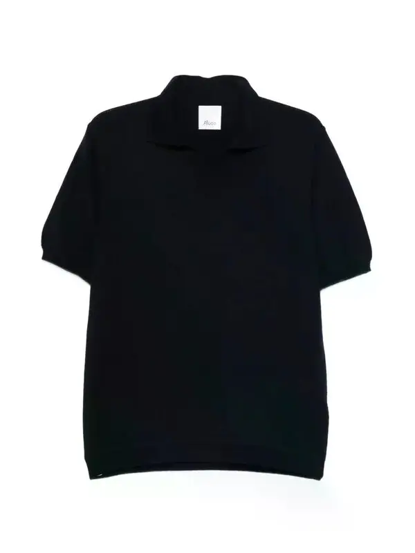 ALLUDE Polo-collar T-shirt