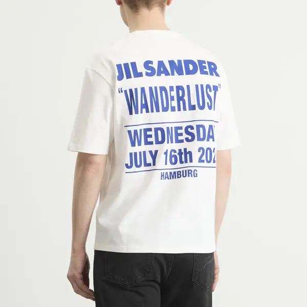 JIL SANDER Wunderlust Wave Print T-shirt