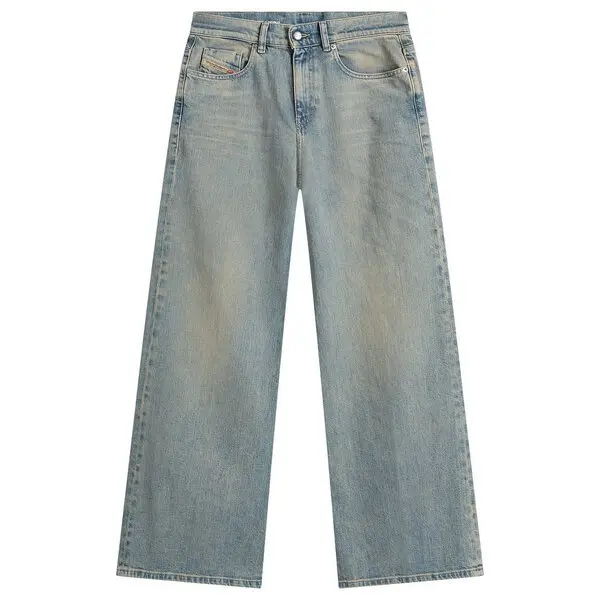 DIESEL 1978 D-akemi Wide Leg Jeans - Blue