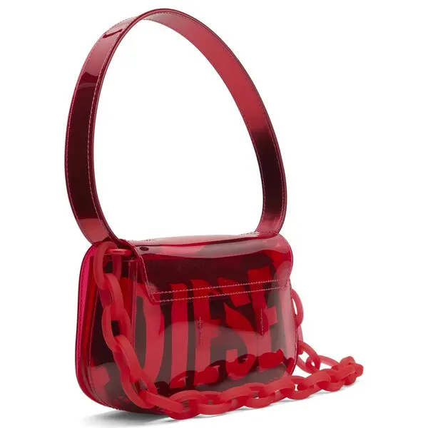 DIESEL 1dr Logo Perspex Handbag