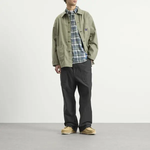 Needles Reversed Sateen Coverall Jacket
