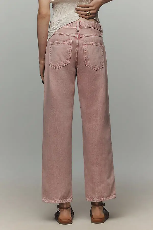 AMO Billie Mid-rise Straight-leg Jeans