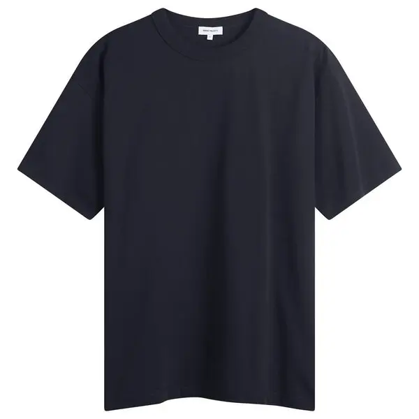 Norse Projects Snekkersten Back Arch Logo T-shirt - Dark Navy