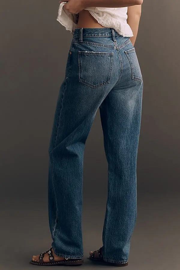 PISTOLA High-rise Straight-leg Jeans - Capri