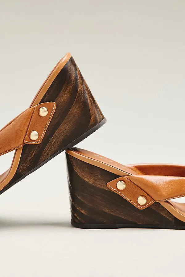 Matisse Maryland Flip-flop Wedge Sandals - Butterscotch