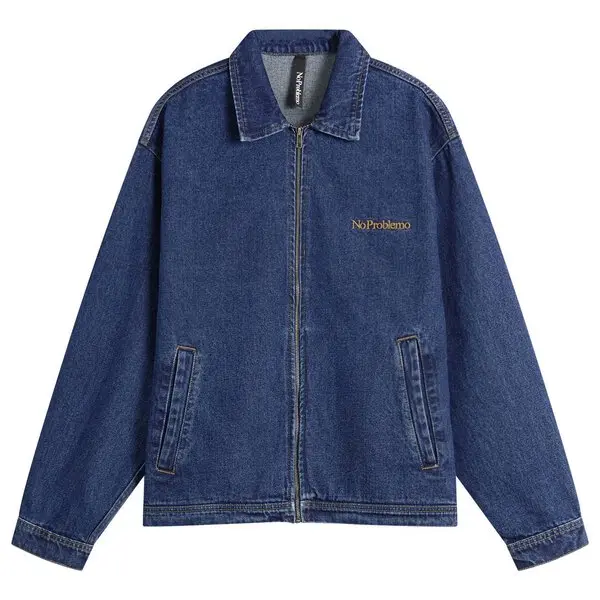 NO PROBLEMO Nayoko Heavyweight Denim Jacket - Blue