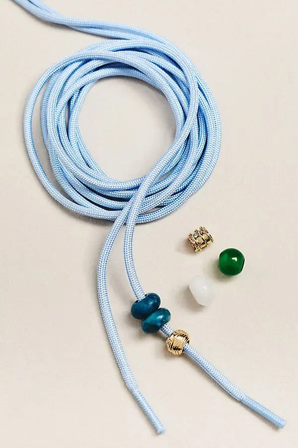 Anthropologie Charm And Laces Set - Blue/neutral