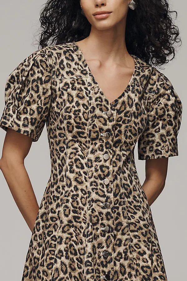 AROSE STUDIO Cotton Jessame Midi Shirt Dress