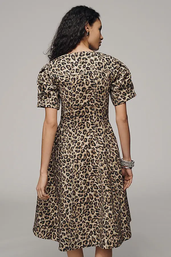 AROSE STUDIO Cotton Jessame Midi Shirt Dress