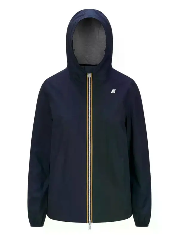 K-WAY Hooded Zip Jacket - Blue