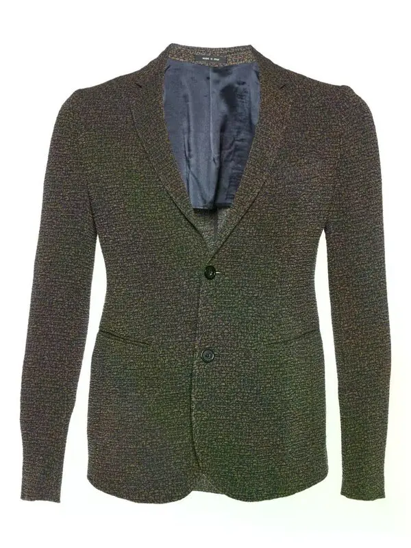 Emporio Armani Textured Pattern Blazer