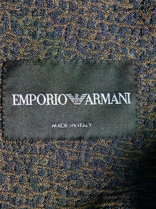Emporio Armani Textured Pattern Blazer