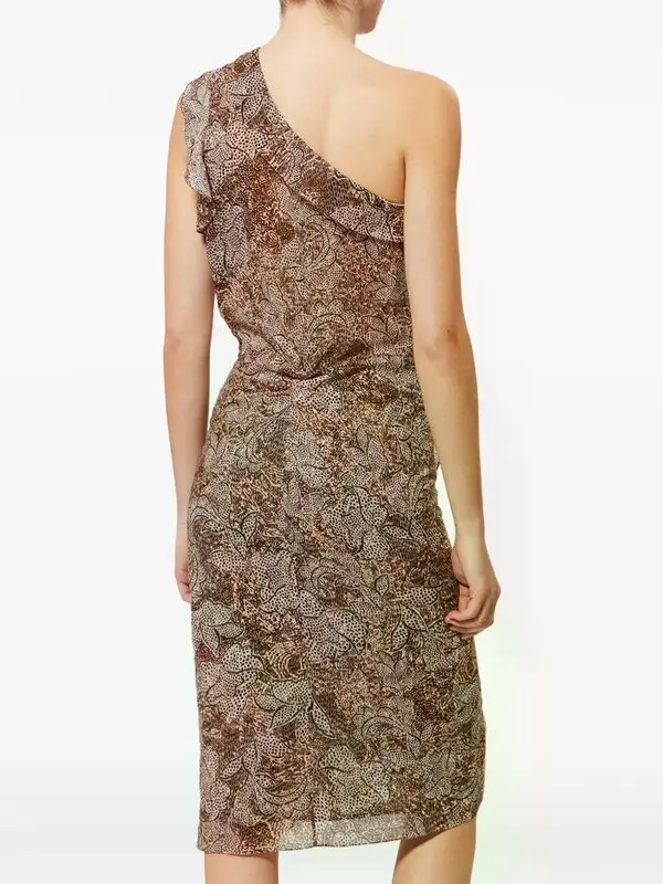 Isabel Marant Étoile Charlota Floral-pattern Midi Dress - Brown