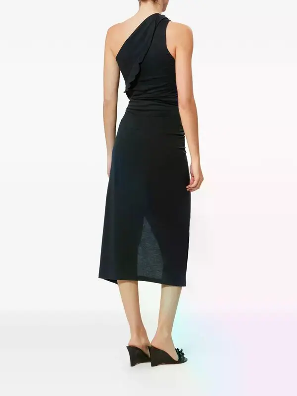 Isabel Marant Étoile Juliane One-shoulder Ruffled Midi Dress