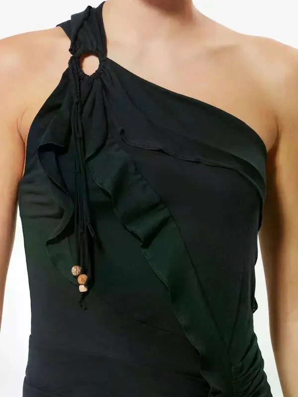 Isabel Marant Étoile Juliane One-shoulder Ruffled Midi Dress