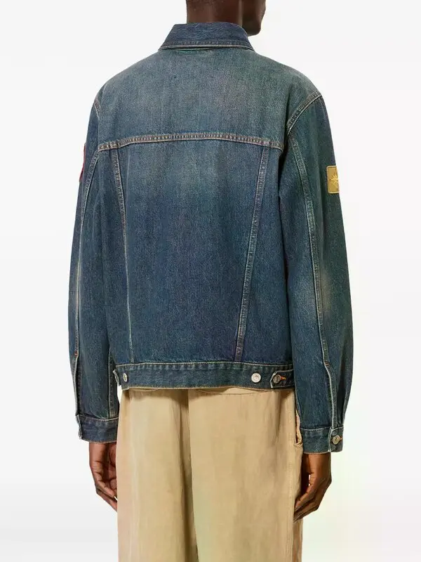 MARANT Jarvey Embroidered Denim Jacket