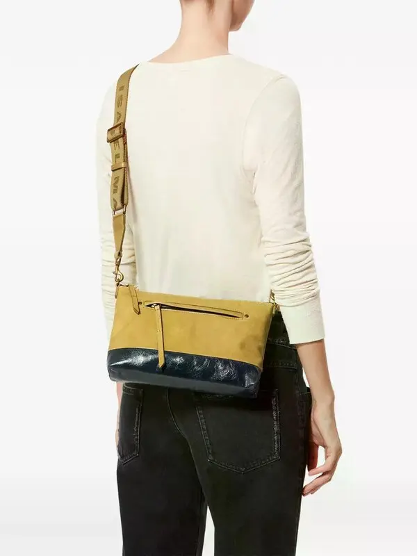 Isabel Marant Étoile Nessah Two-toned Woven Crossbody