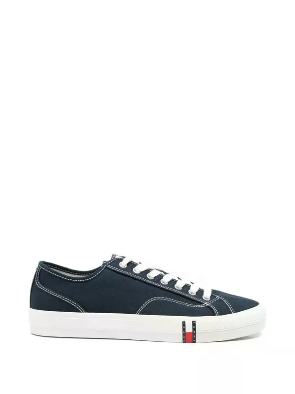 Tommy Hilfiger Archive Vulc Y2k Contrast-stitch Sneakers - Blue