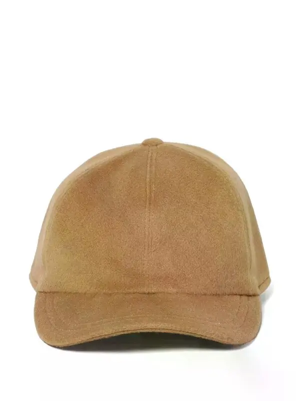 Borsalino Hiker Cashmere Baseball Cap - Brown